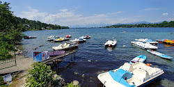 Comabbio Beach, Camping Lago di Monate 🏖️ Varese, Italy - detailed ...