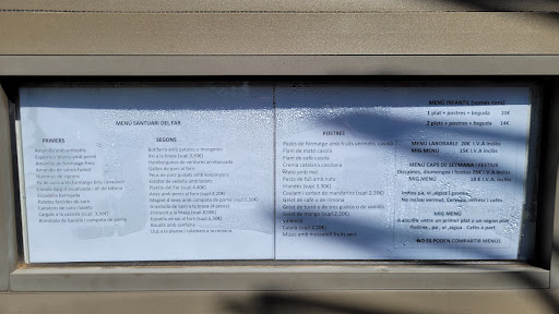 Restaurante Restaurant Santuari del Far en Susqueda