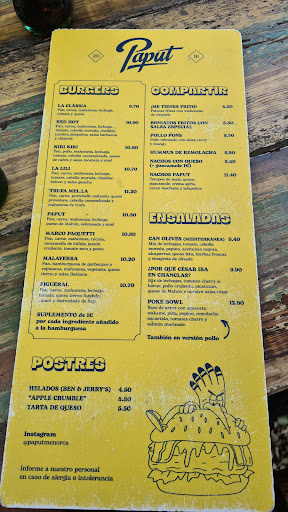 Restaurante Paput en Maó-Mahón