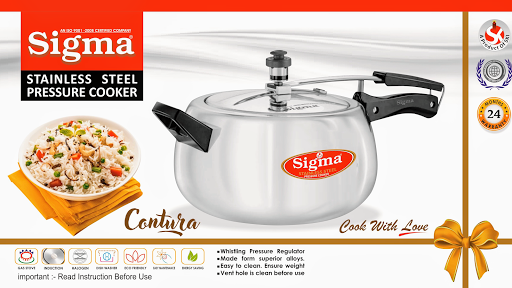 Sigma Pressure Cooker - Manufacturer in Mohan Nagar