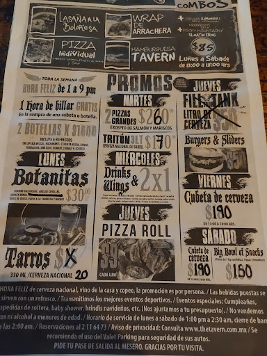 Restaurante La Taberna en Puebla