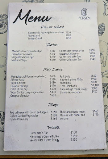 Restaurante Pitaya Farm To Table en La Paz