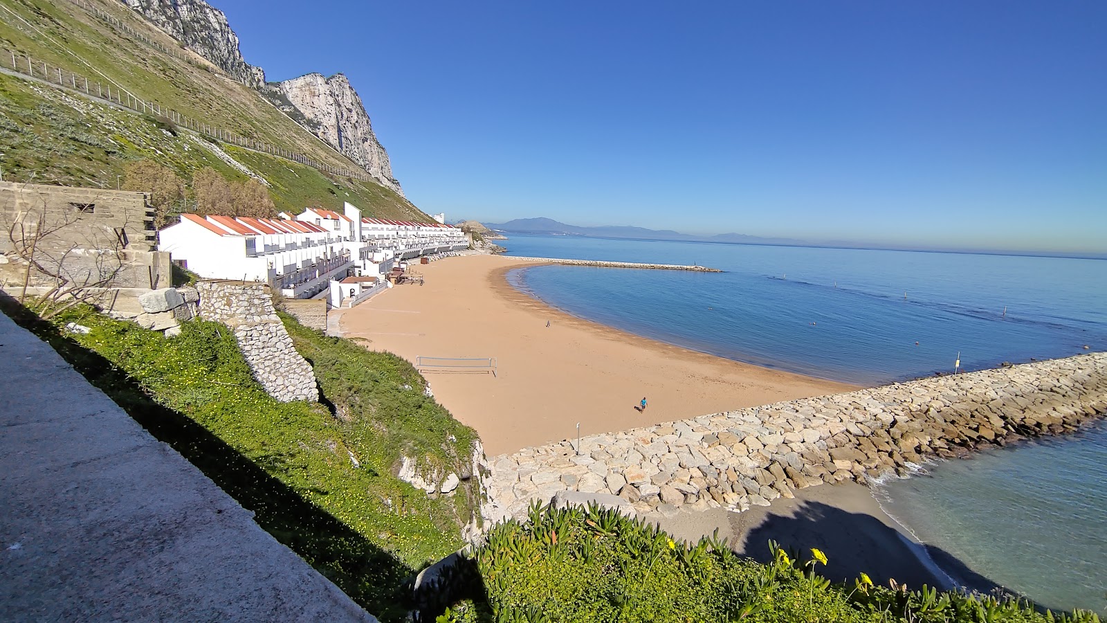Sandy Bay Beach 🏖️, (Gibraltar)- see all features, photos, reviews