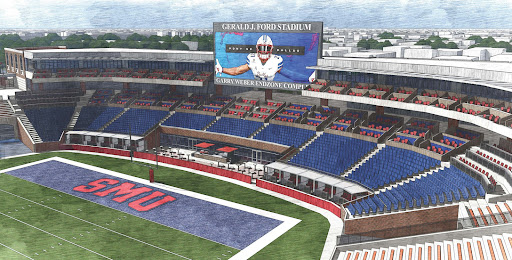 Stadium «Gerald J. Ford Stadium», reviews and photos, 5800 Ownby Dr ...