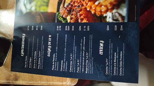 Restaurante La 91 Marisquería Tradicional en Centro