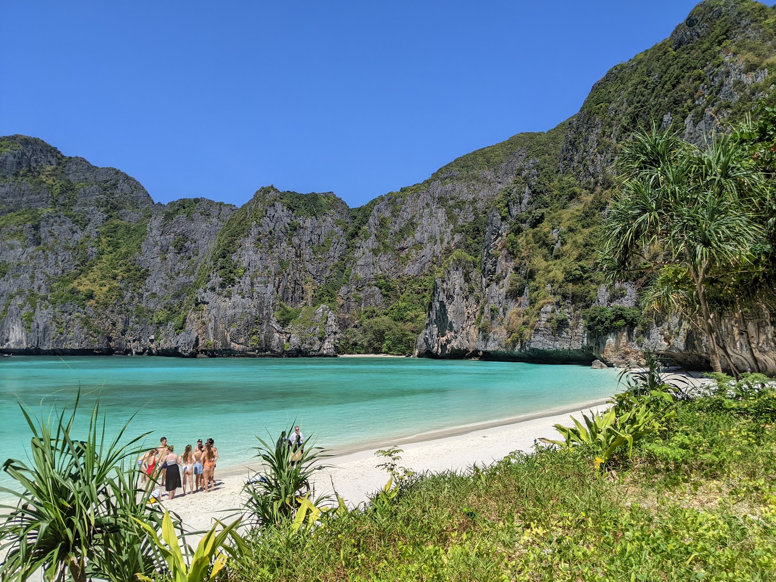 Maya Bay Strand (Haad Mai Hua Wan) 🏖️, Insel Ko Phi Phi Lee (Thailand ...