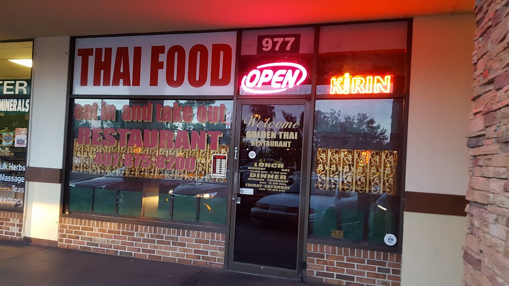 Golden Thai Restaurant - Sanford, FL 32750 - Menu, Hours, Reviews and ...