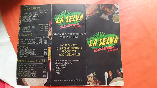 Restaurante LA SELVA RESTAURANTE en Palenque