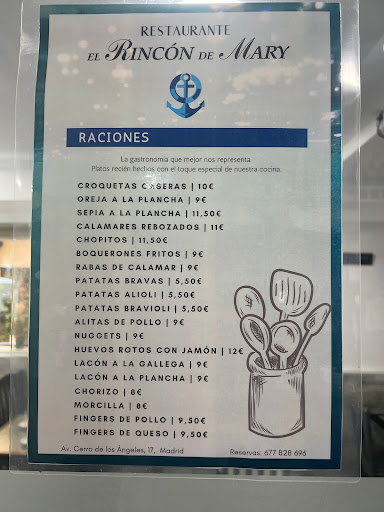 Restaurante El Rincón de Mary en Madrid
