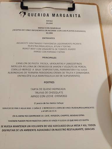 Restaurante Querida Margarita en Santander