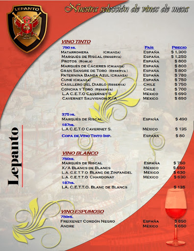 Bar Lepanto en Cuauhtémoc - Número de Teléfono, Reservas, Opiniones ...