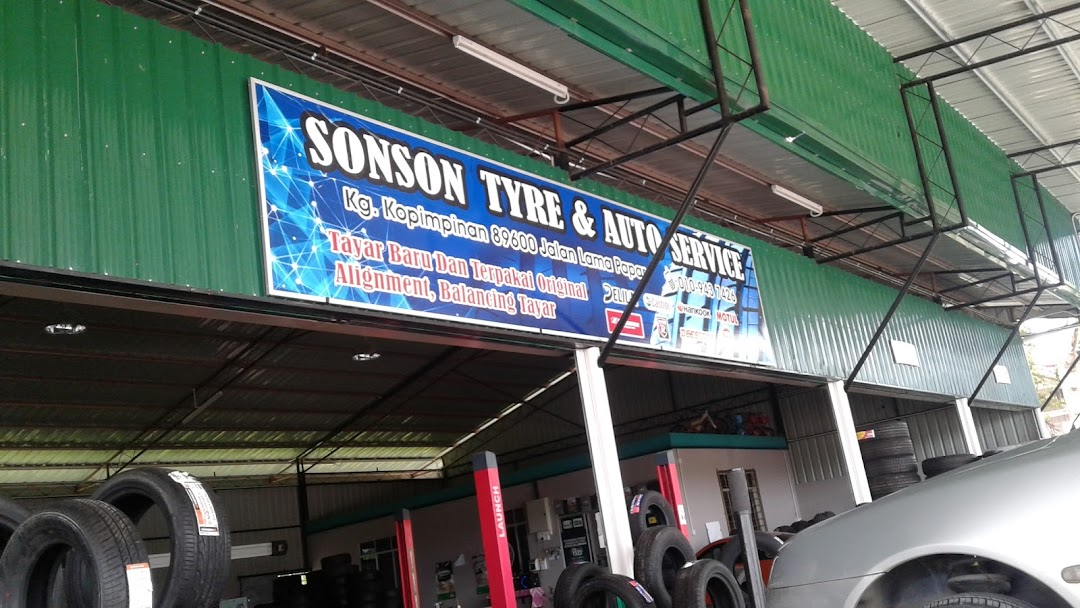 Sonson tyre & auto service di bandar Papar