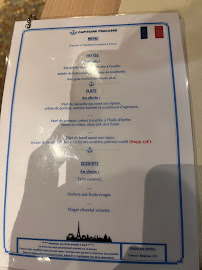 Le Capitaine Fracasse à Paris MENU / CARTE