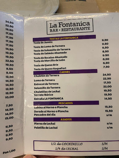 Restaurante La Fontanica Bar Restaurante en Madrid
