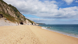 Strete Gate beach 🏖️ Devon, Združeno kraljestvo Velike Britanije in ...