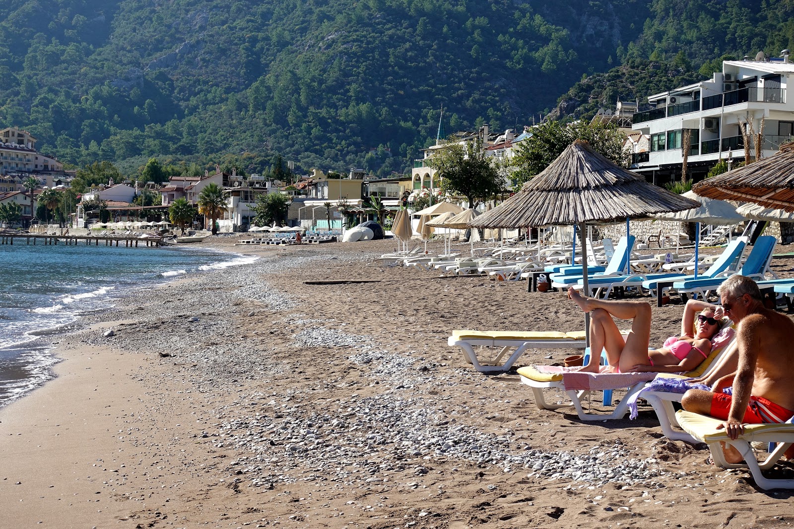 Turunc plaji 🏖️ Mugla, Turkey - detailed features, map, photos