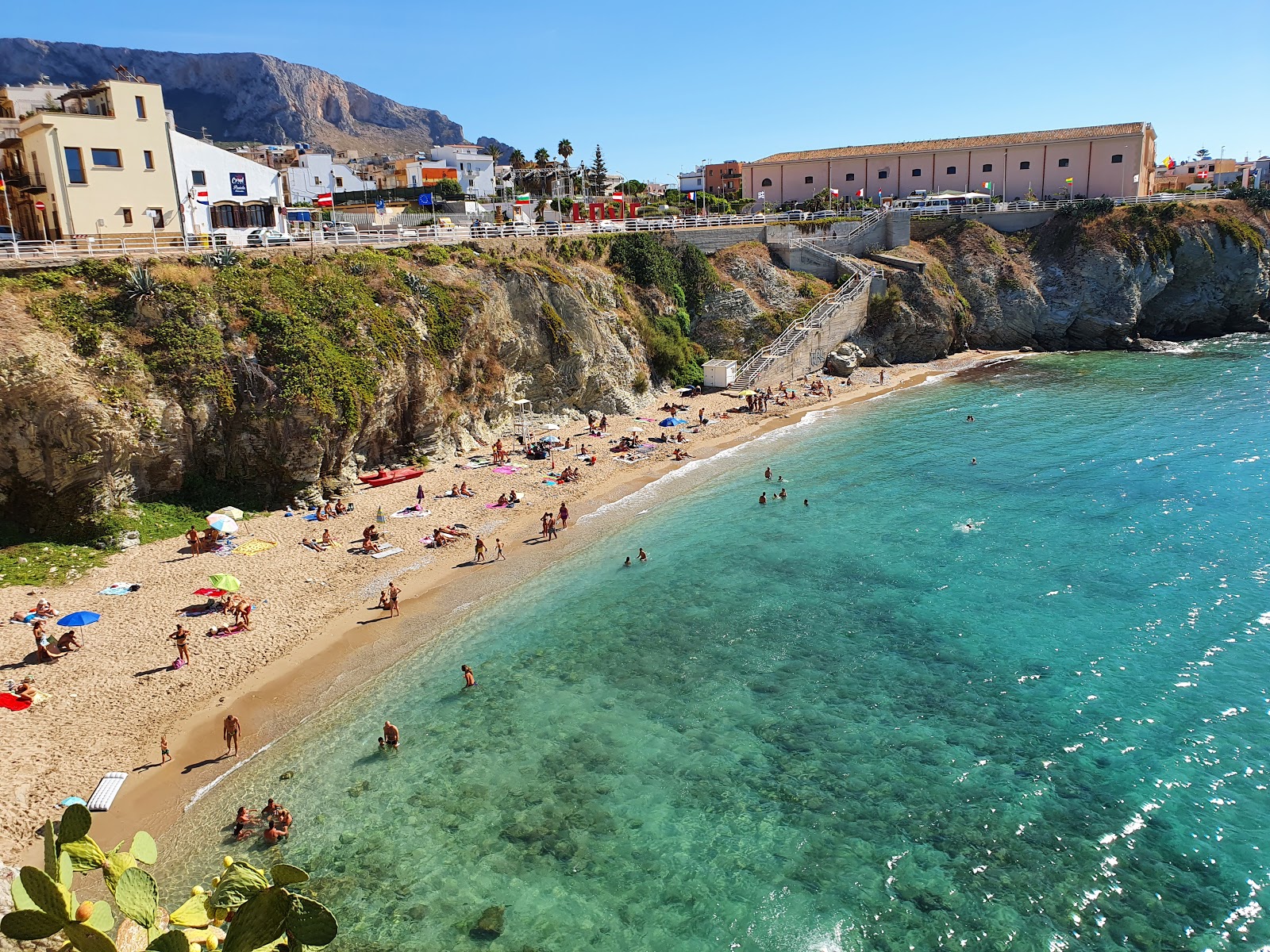 La Praiola beach 🏖️ Terrasini, Sicily island, Italy - detailed features ...