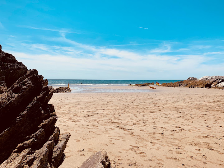 Sharrow beach 🏖️ Freathy, Cornwall, Združeno kraljestvo Velike ...