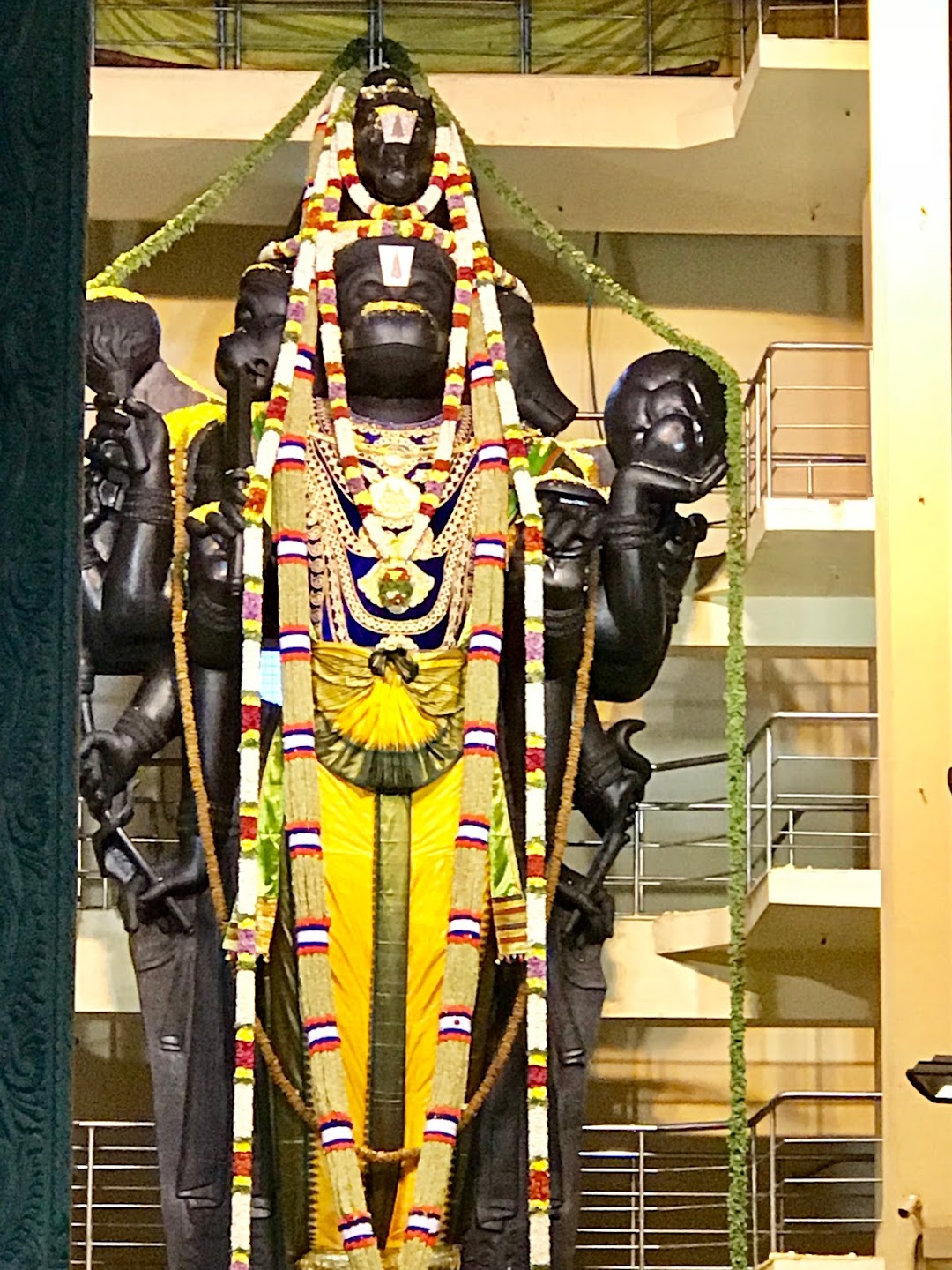 Shri Panchamukha Anjaneya Temple in the city Panjavadi Shri Panchamukha Anjaneya Temple in the city Panjavadi