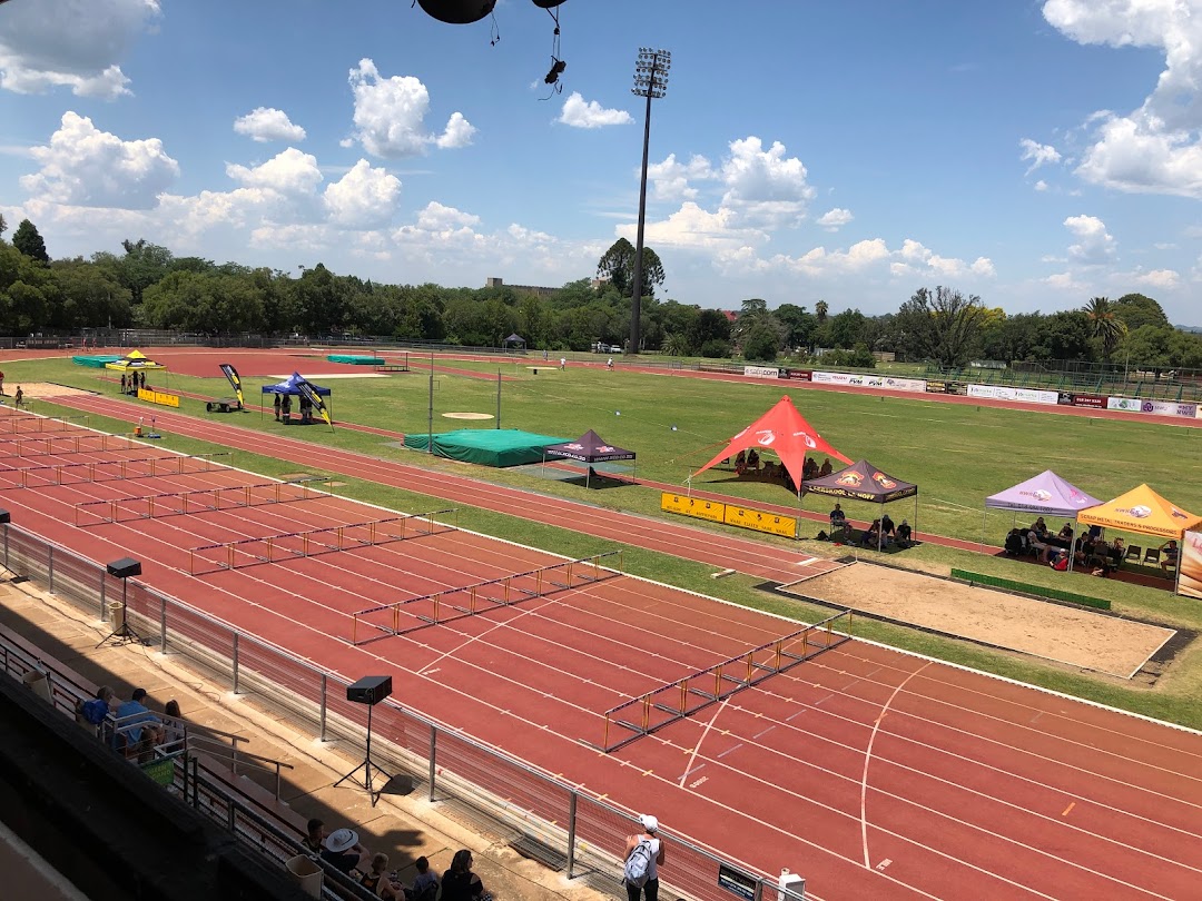 Kenneth Mcarthur Synthetic Athletics Track in the city Potchefstroom