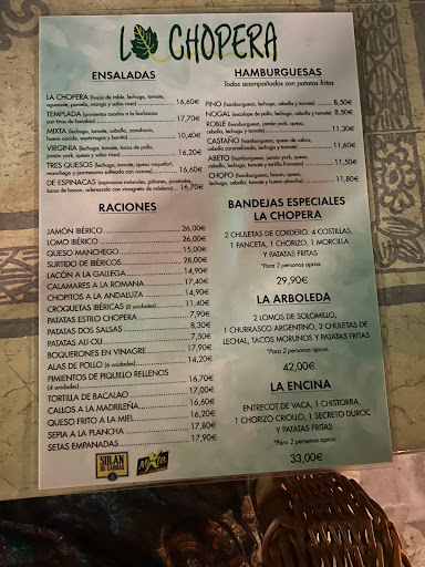 Restaurante La Chopera en Leganés