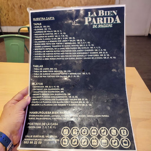 Restaurante La Bien Parida de Ruzafa en Valencia
