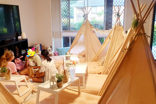 Sleepover party hire in Brisbane - Luna Teepees
