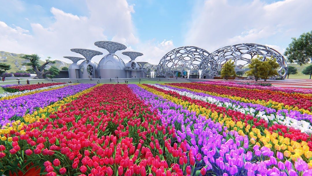 Flower Land Pattaya(ฟลาวเวอร์แลนด์ พัทยา) ในเมืองอำเภอบางละมุง