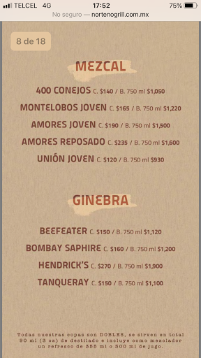 Restaurante Norteño Grill Restaurante en Querétaro