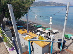 Leof. Eanteiou beach 🏖️ Salamis, Greece - detailed features, map, photos