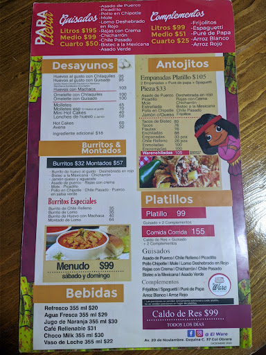 Restaurante El Ware en Chihuahua