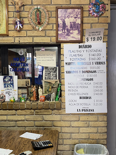 Restaurante La Paisana en Nuevo Laredo