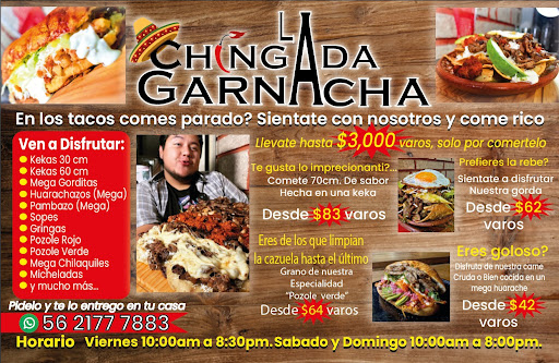 La Chingada Garnacha en Nezahualcóyotl - Número de Teléfono, Reservas ...