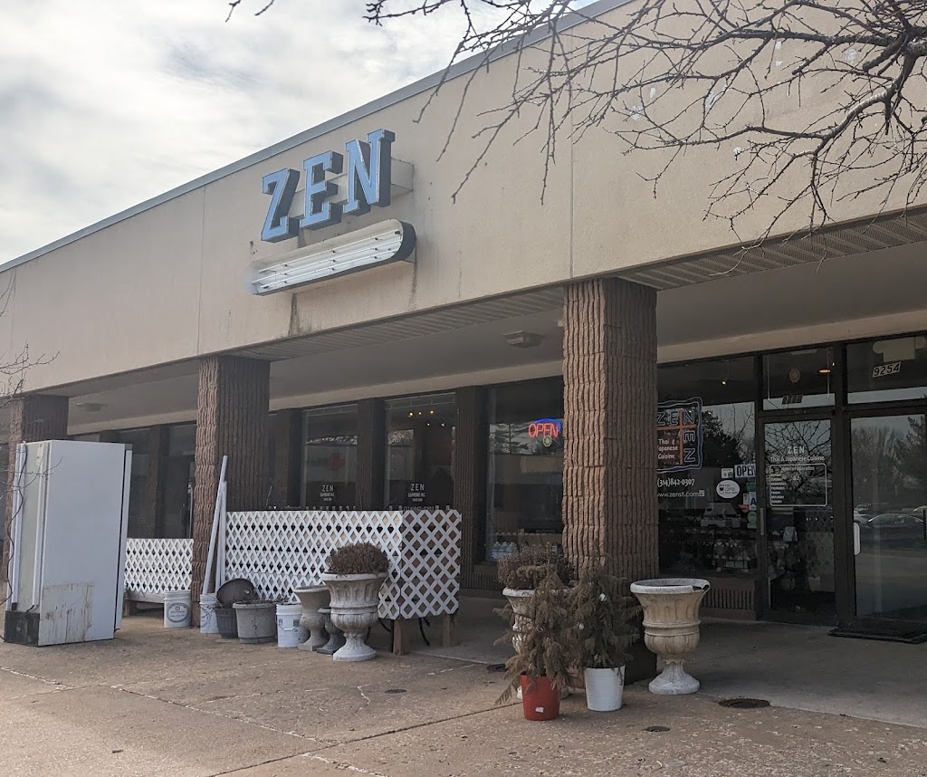 ZEN Thai & Japanese Cuisine Menu - St. Louis, MO