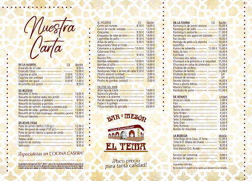 Restaurante El Tema en Córdoba