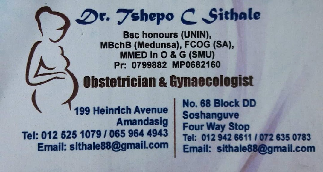 Dr Tshepo Sithale gynae clinic in the city Soshanguve