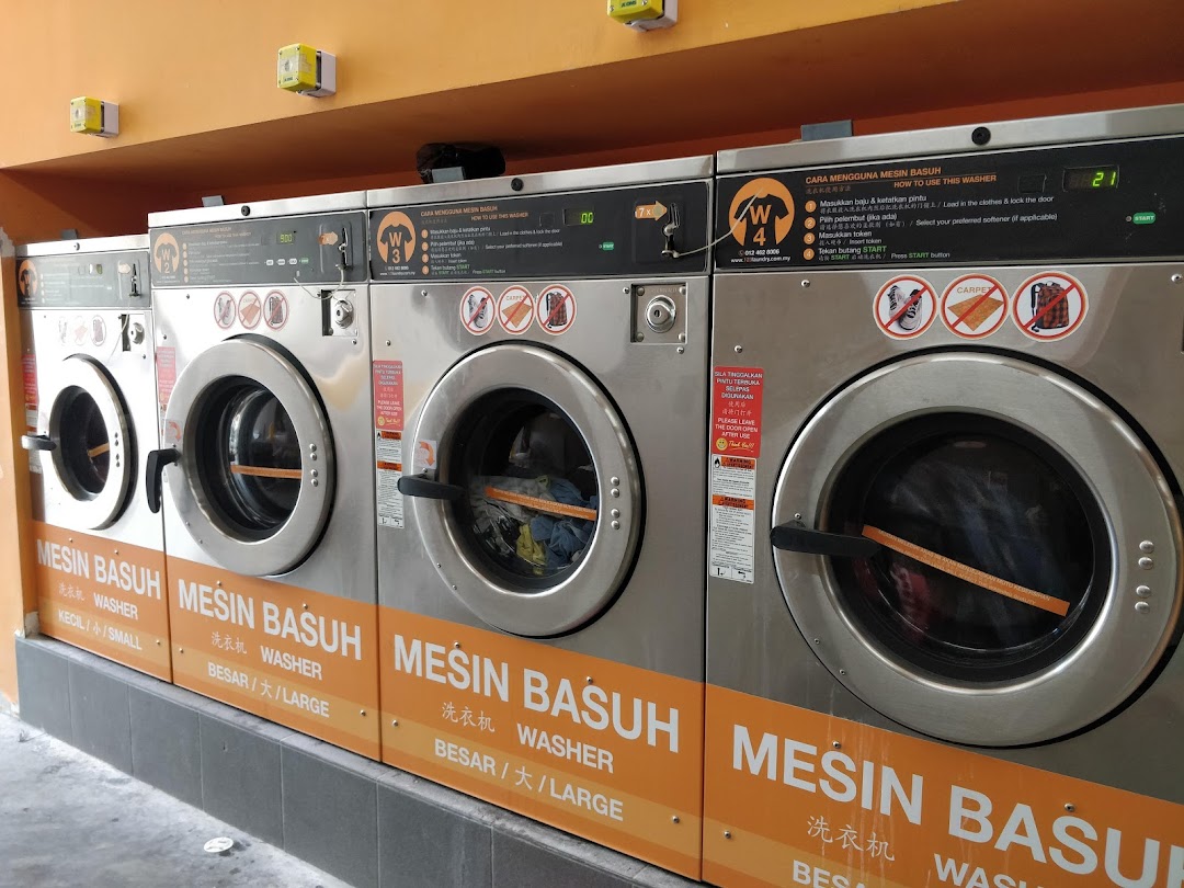 123 Laundry at Paya Terubong (Dobi Layan Diri 24 Jam - Percuma Detergen ...