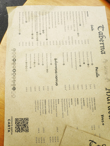 Restaurante Taberna Maruca en Sanxenxo