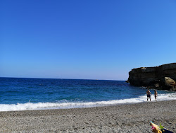 Kamara Beach 🏖️ Prinos, Crete island, Greece - detailed features, map ...