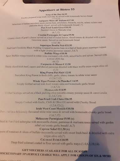 Restaurants Bistro 53 in Maynooth