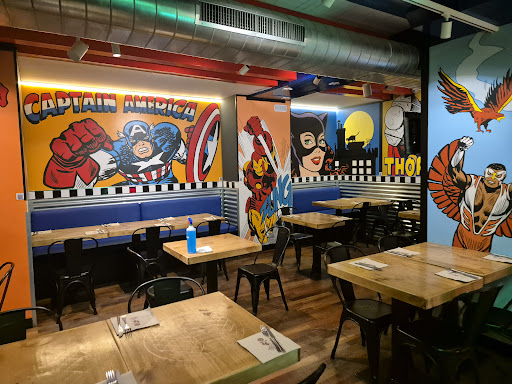 Restaurante Comic Planet: American food & drink en Madrid