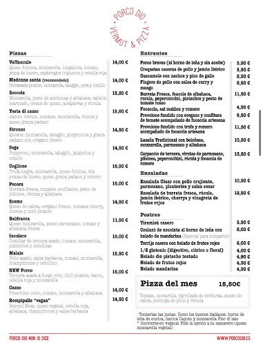 Restaurante Porco Dio en Lleida