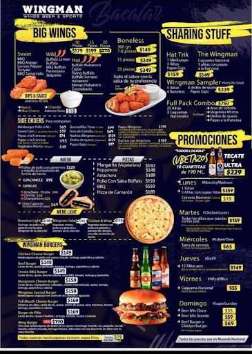 Wingman Sports Bar Bacalar, México en Bacalar - Número de Teléfono ...