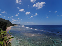 Star sand beach 🏖️ Yigo, Guam island, Guam - detailed features, map, photos