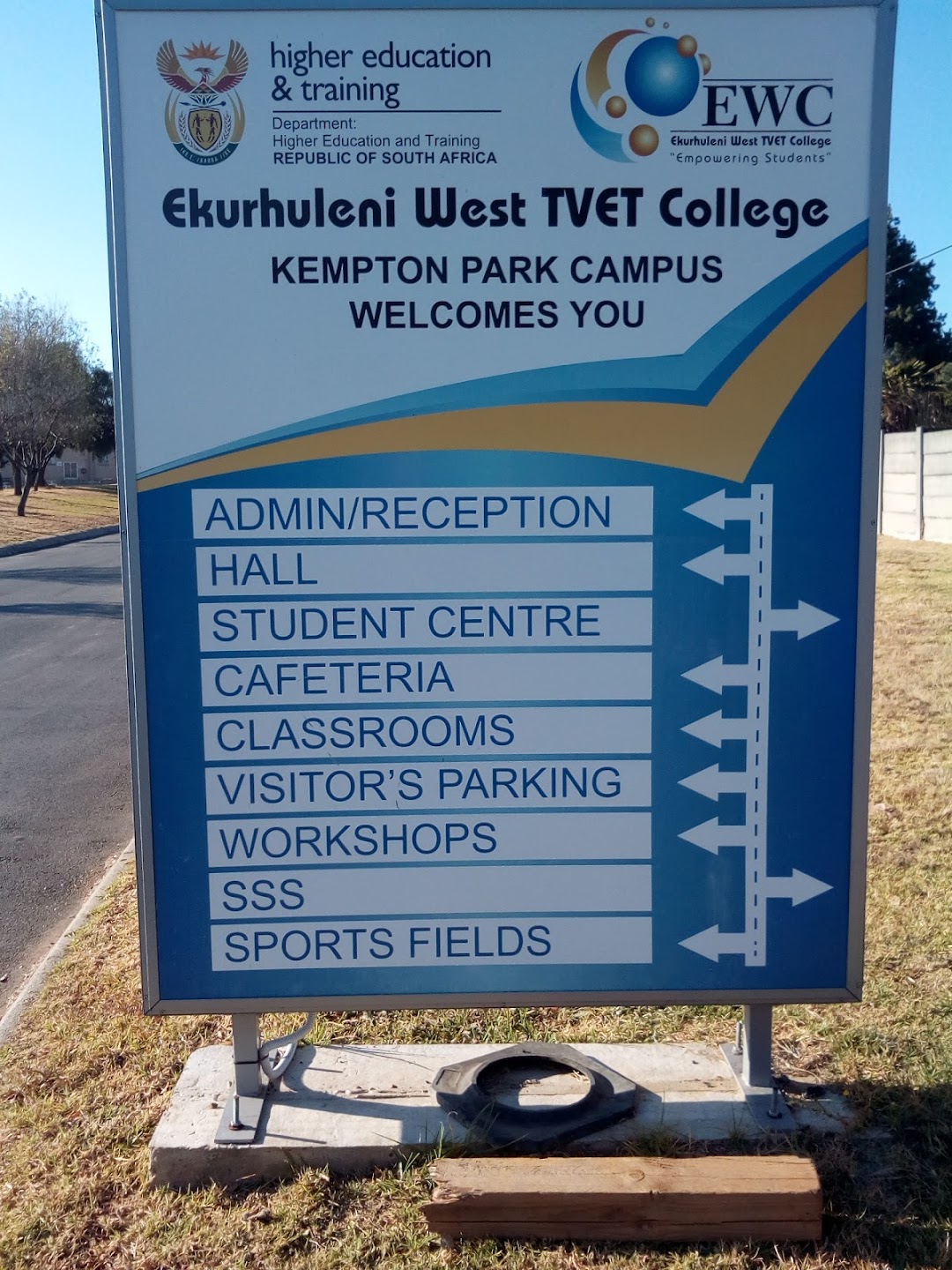 Ekurhuleni West College in the city Johannesburg