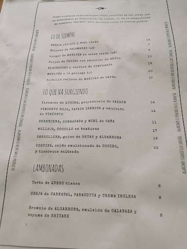 Restaurante Agarimo taberna en Madrid