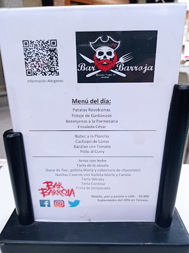 Restaurante Bar Barbarroja en Madrid