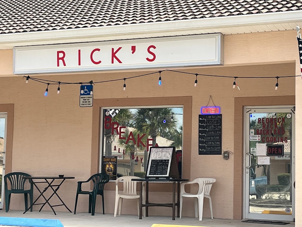 Rednick Rick's Cooking - Bunnell, FL 32110 - Menu, Reviews, Hours & Contact