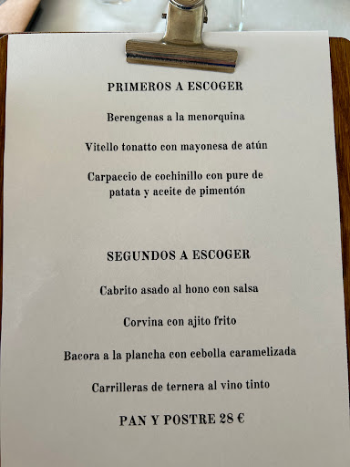 Restaurante Restaurant Ca N'Olga en Es Mercadal