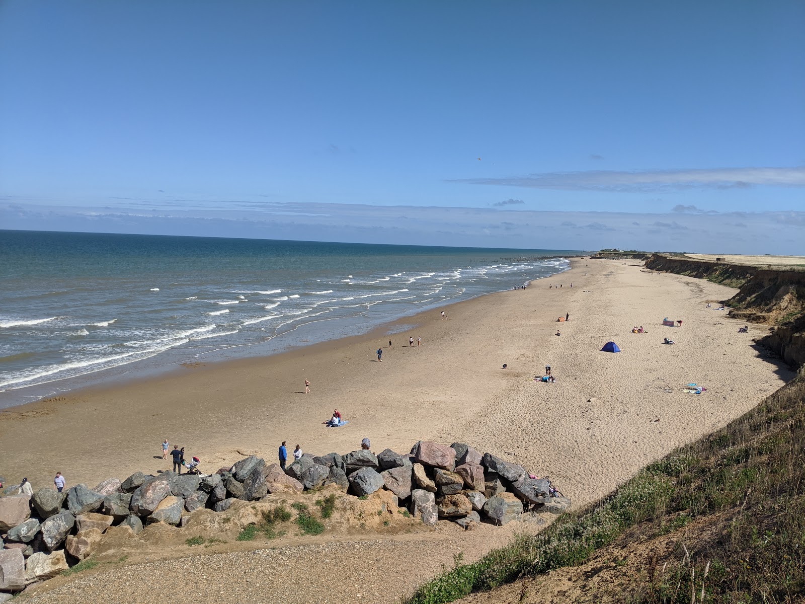 Spiaggia di Happisburgh | Inghilterra, Regno Unito - dettagliate ...